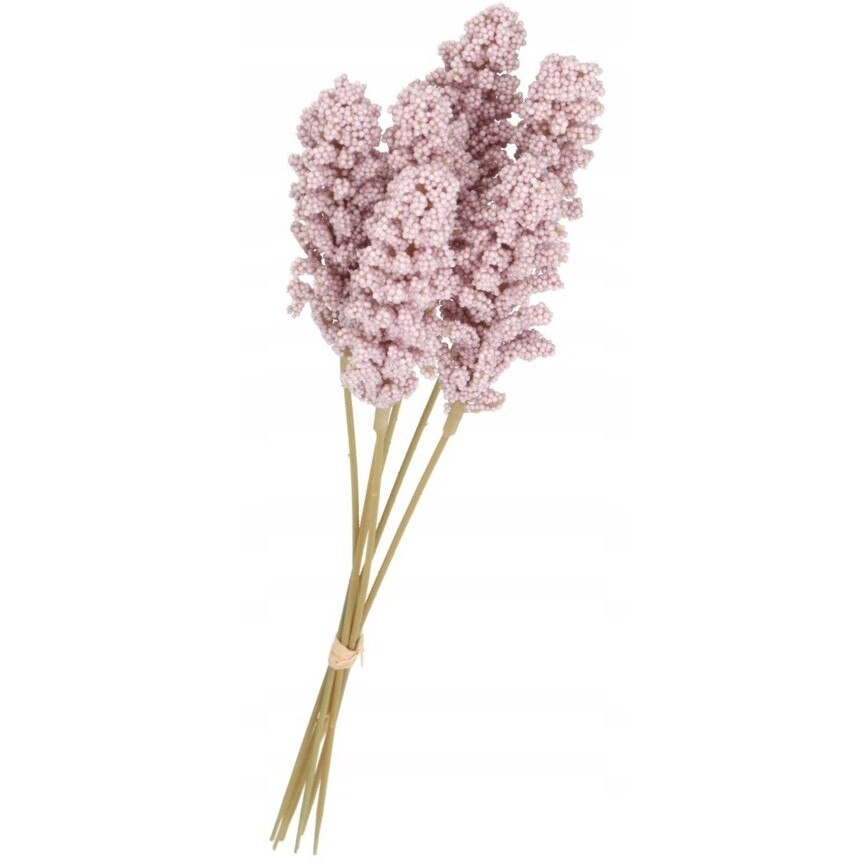 Buchet 6 flori artificiale, Plastic, Roz - eMAG.ro