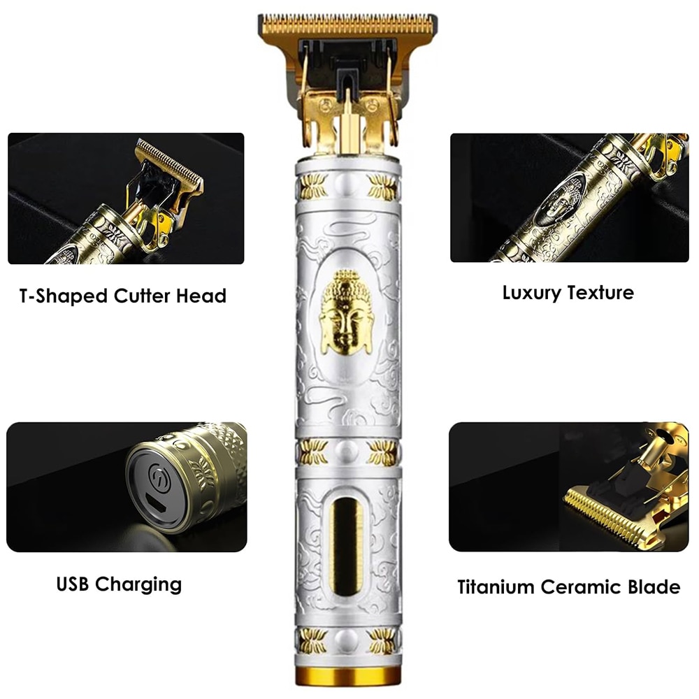 Masina de Tuns cu Acumulator, USB, Aparat de Barbierit si Tuns Barba ...