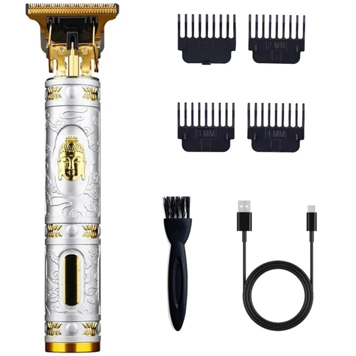 Masina de Tuns cu Acumulator, USB, Aparat de Barbierit si Tuns Barba ...