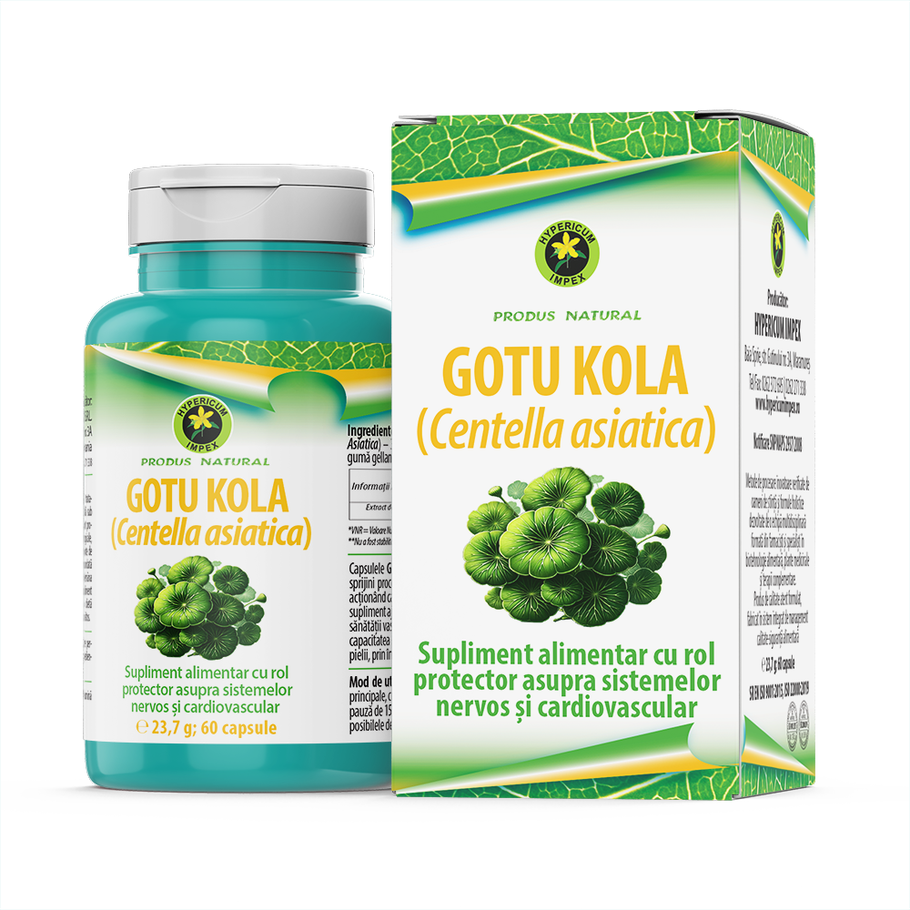 Gotu Kola (Centella asiatica) - 60 capsule - eMAG.ro