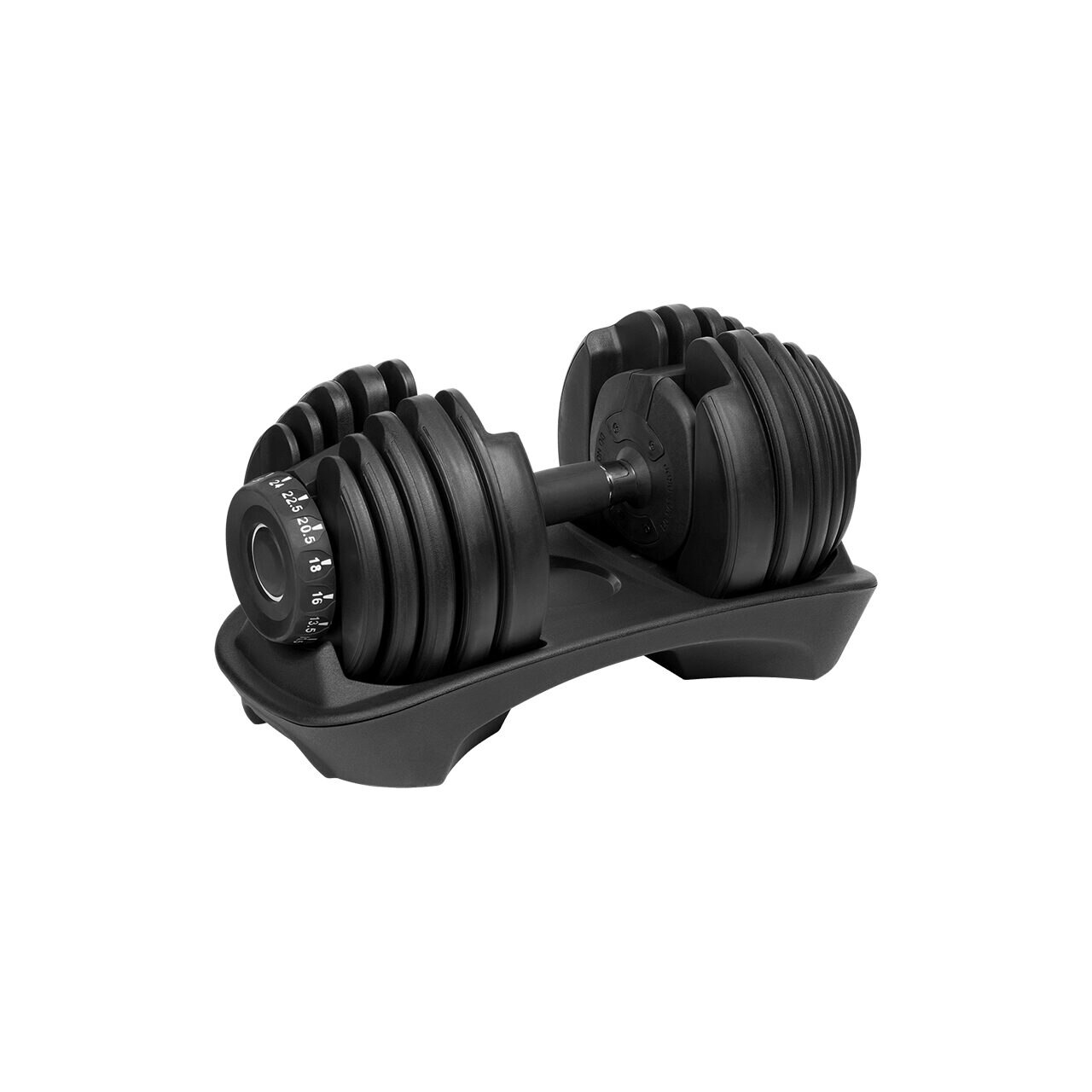Gantera din fonta 24 kg, Modulara, 15 configuratii, Schimbarea ...