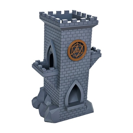 Dice Tower, D&D Dice Tower, Dungeon Master, Large, Gray - eMAG.bg