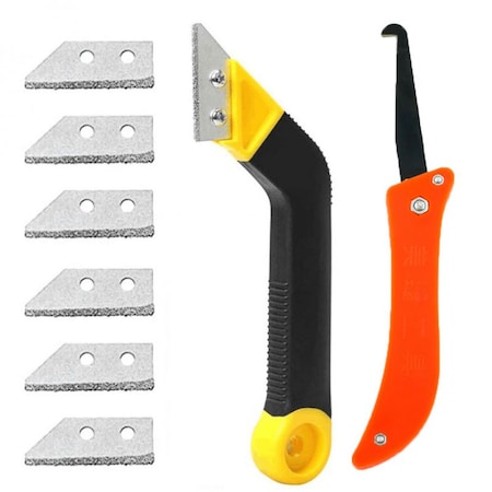 Racleta pentru rosturi cu 5 lame de schimb pentru podele din gresie ...