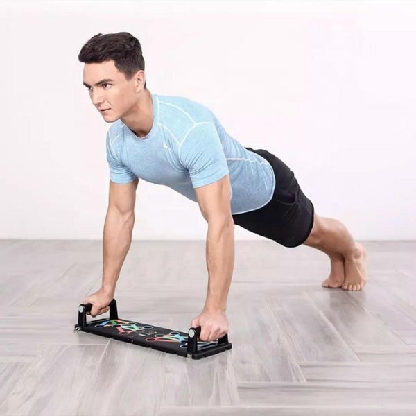 Placa de fitness pliabila pentru tricepsi/muschii pieptului/umeri ...