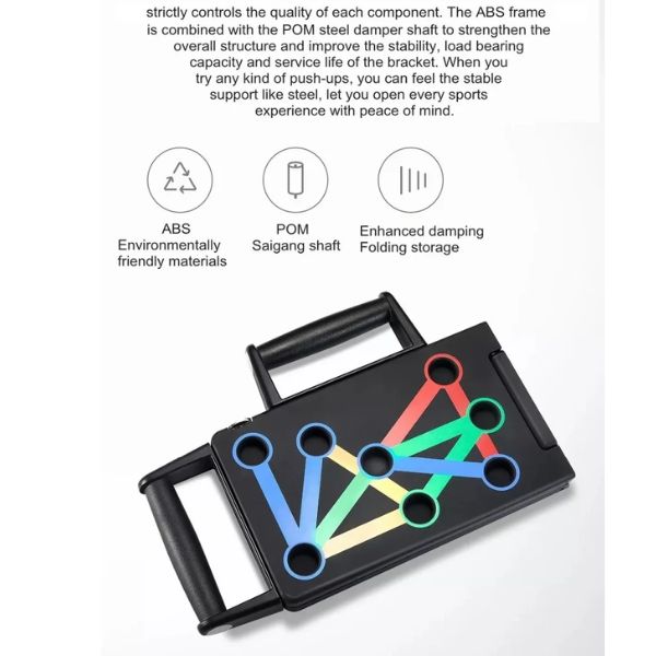 Placa de fitness pliabila pentru tricepsi/muschii pieptului/umeri ...