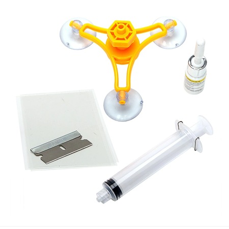Kit pentru repararea crapaturilor sau zgarieturilor din parbriz ...