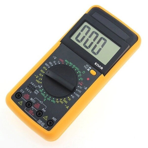 Multimetru Digital DT9205A aparat de masura 20A Negru/Portocaliu - eMAG.ro