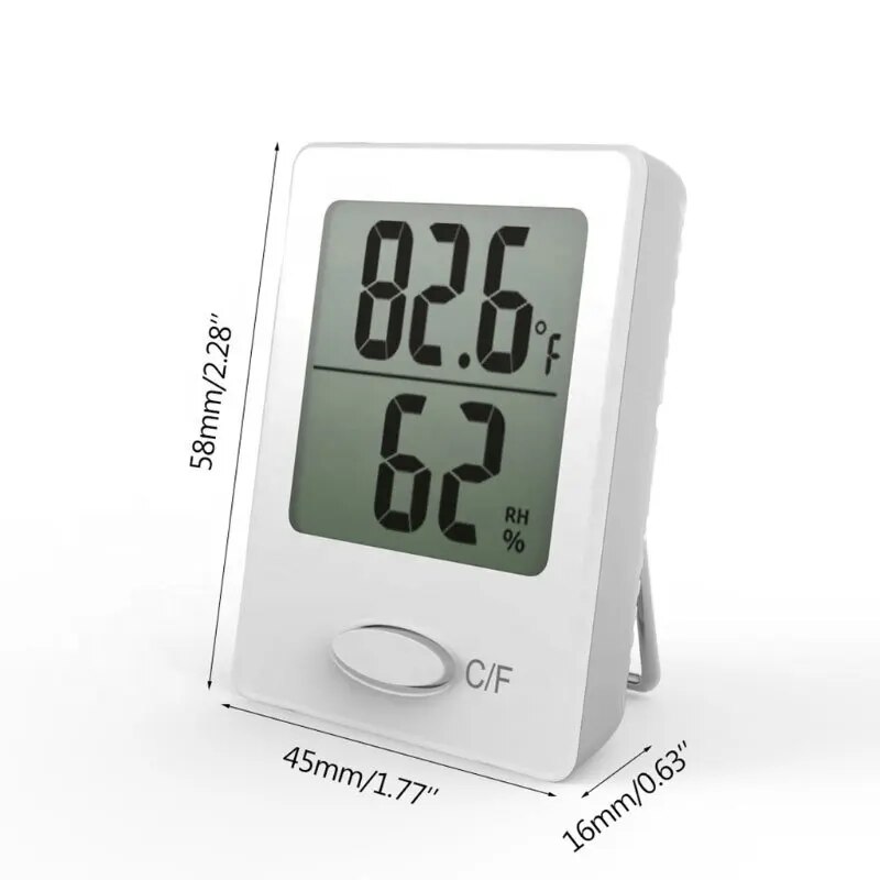Termohigrometru pentru interior, din gama mini, interval -10 +70°C, 0% ...