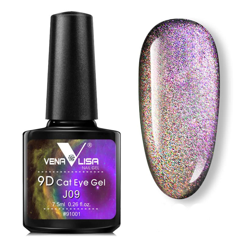 Oja Semipermanenta 9D Cat Eye, Venalisa, 7.5 ml, J09 - eMAG.ro