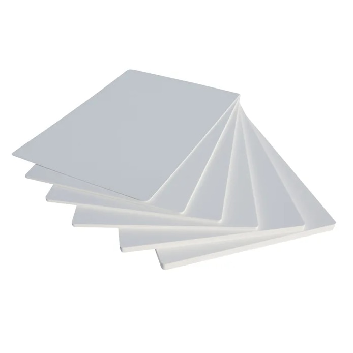 Placa PVC Forex Set 50 buc Alb 13cm x 9cm grosime 3mm - eMAG.ro