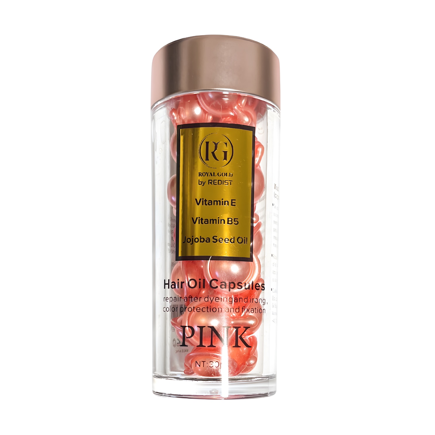 Pachet De 30 De Capsule Pink Cu Vitamina E, B5 Si Ulei de Jojoba ...