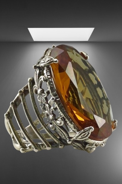 Inel din argint 925, TSR cu pietre naturale zultanit oval model 2ESS1 ...