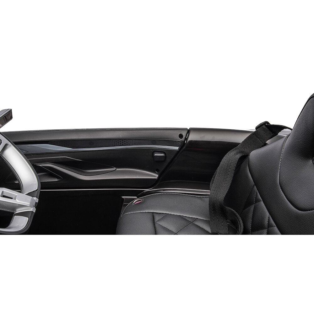 Masinuta electrica BMW I4, roti EVA si scaun piele, negru - eMAG.ro