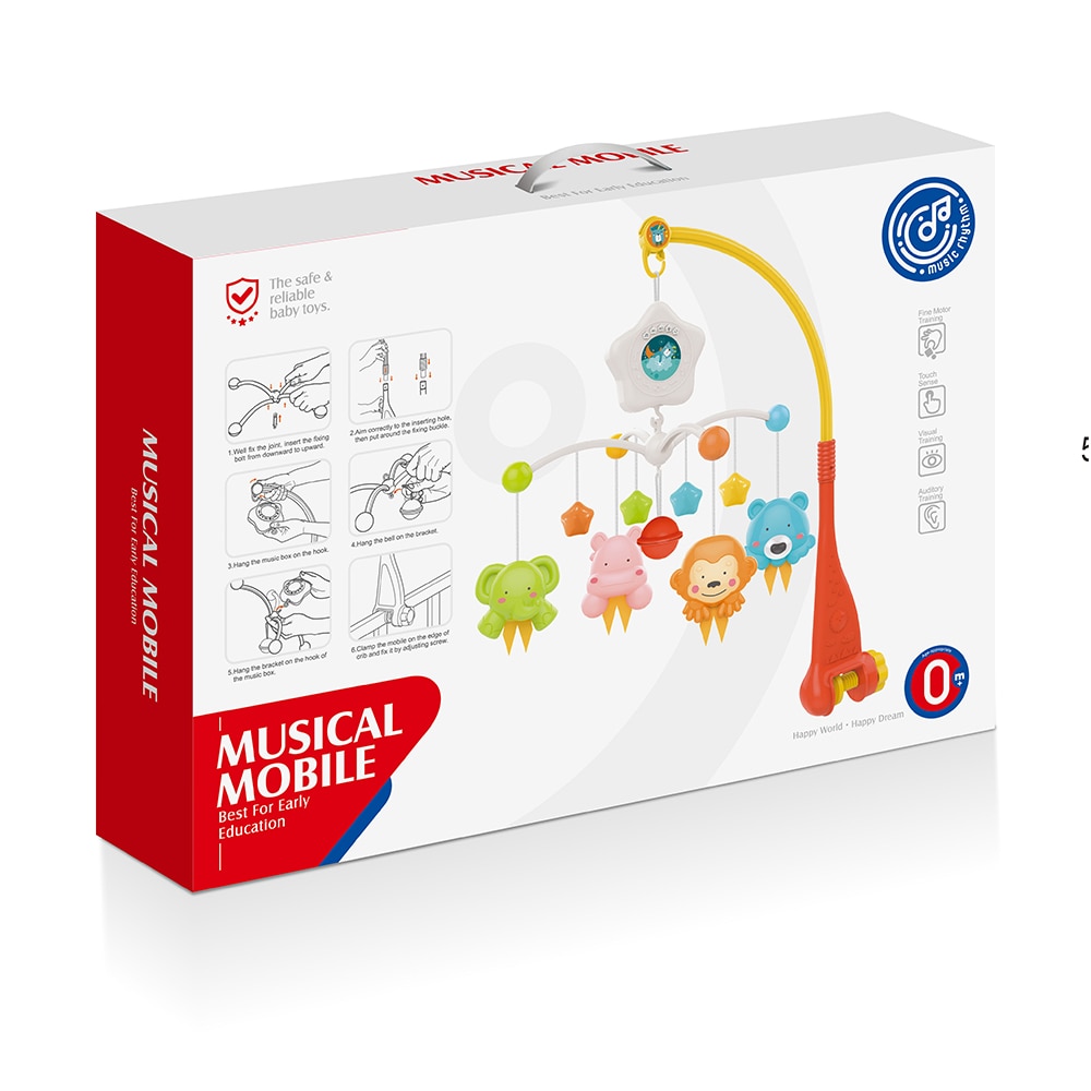 Carusel patut bebelusi Mappy Starry cu proiector, lumini si sunete ...