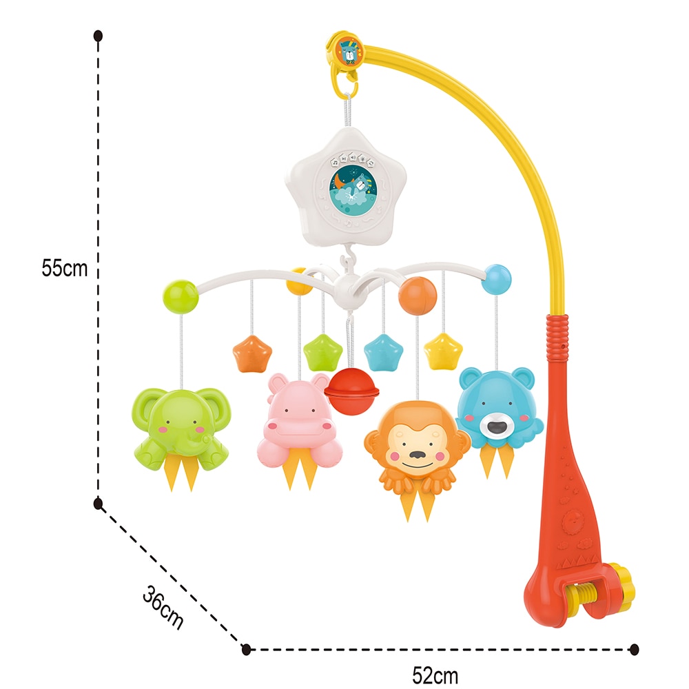Carusel patut bebelusi Mappy Starry cu proiector, lumini si sunete ...