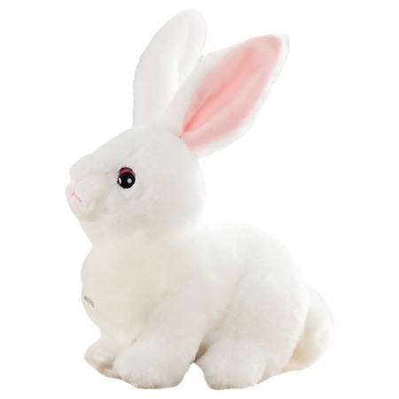 Iepuras de plus, 40cm, alb - eMAG.ro
