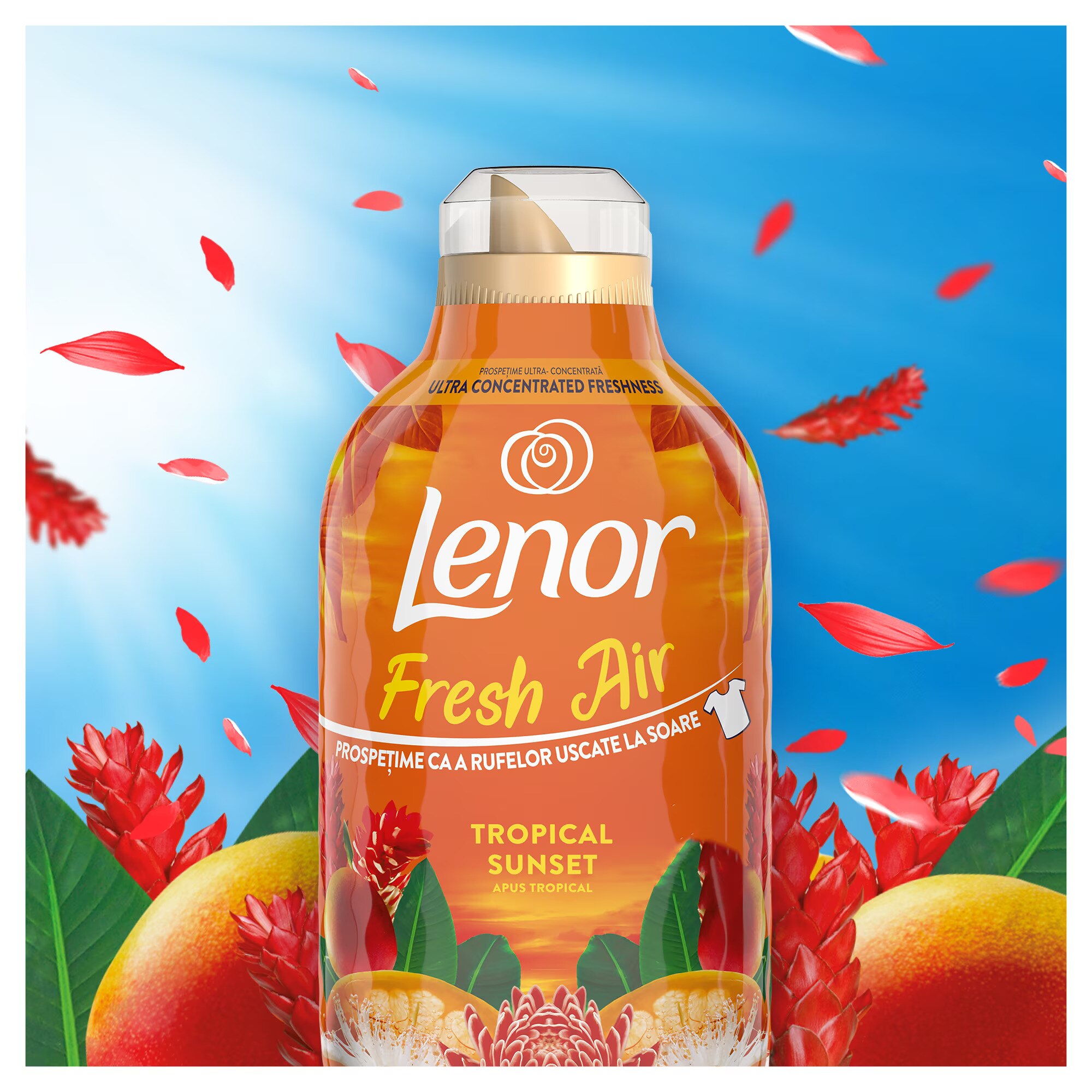 Balsam rufe Lenor Fresh Air Tropical Sunset, lichid, formula ...