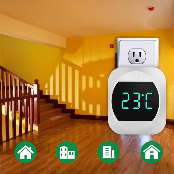 Sonerie wireless, Afisaj LCD, Termometru, 38 melodii si 4 nivele de ...