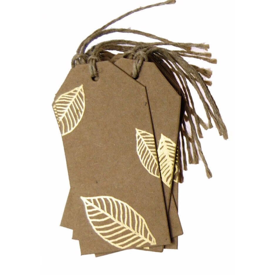 Etichete cadou dreptunghiulare forest, Hartie, Maro, 10 buc - eMAG.ro