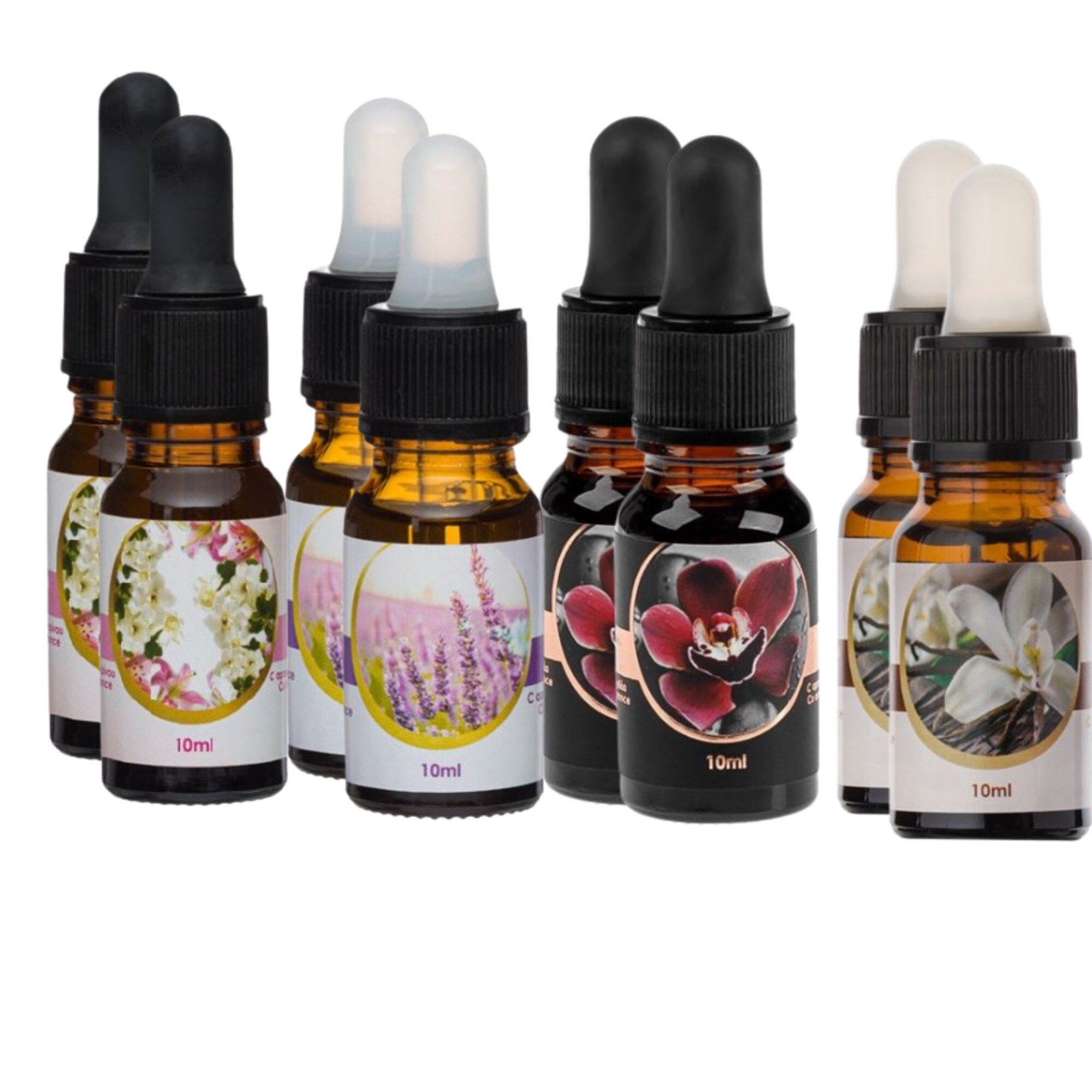 Set 4 uleiuri parfumate Lavanda, pentru difuzor aromaterapie, Vanilie ...