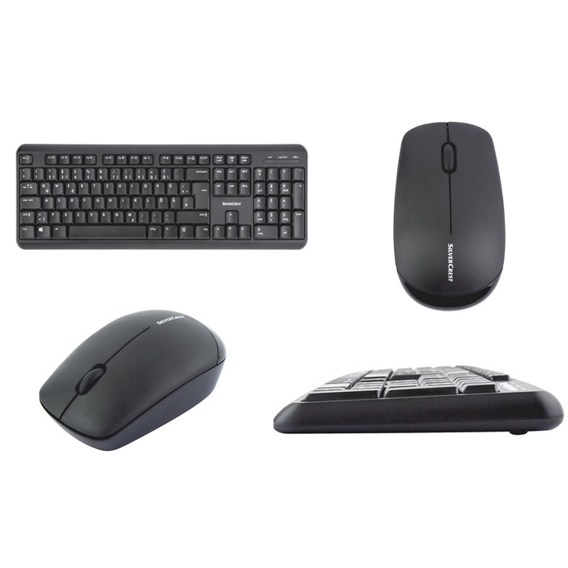 Kit wireless tastatura si mouse SilverCrest - eMAG.ro