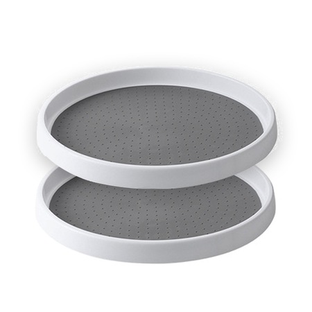 Set 2 suporturi de depozitare rotative cu un singur strat, Senmase ...