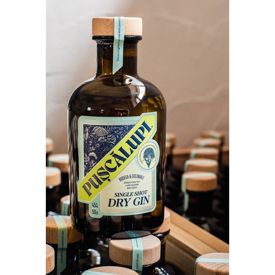 Gin Single Shot Puscalupi 45%, 0.5L - eMAG.ro