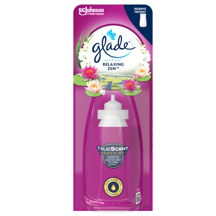 Rezerva odorizant Glade Sense & Spray Relaxing Zen, 18 ml - eMAG.ro