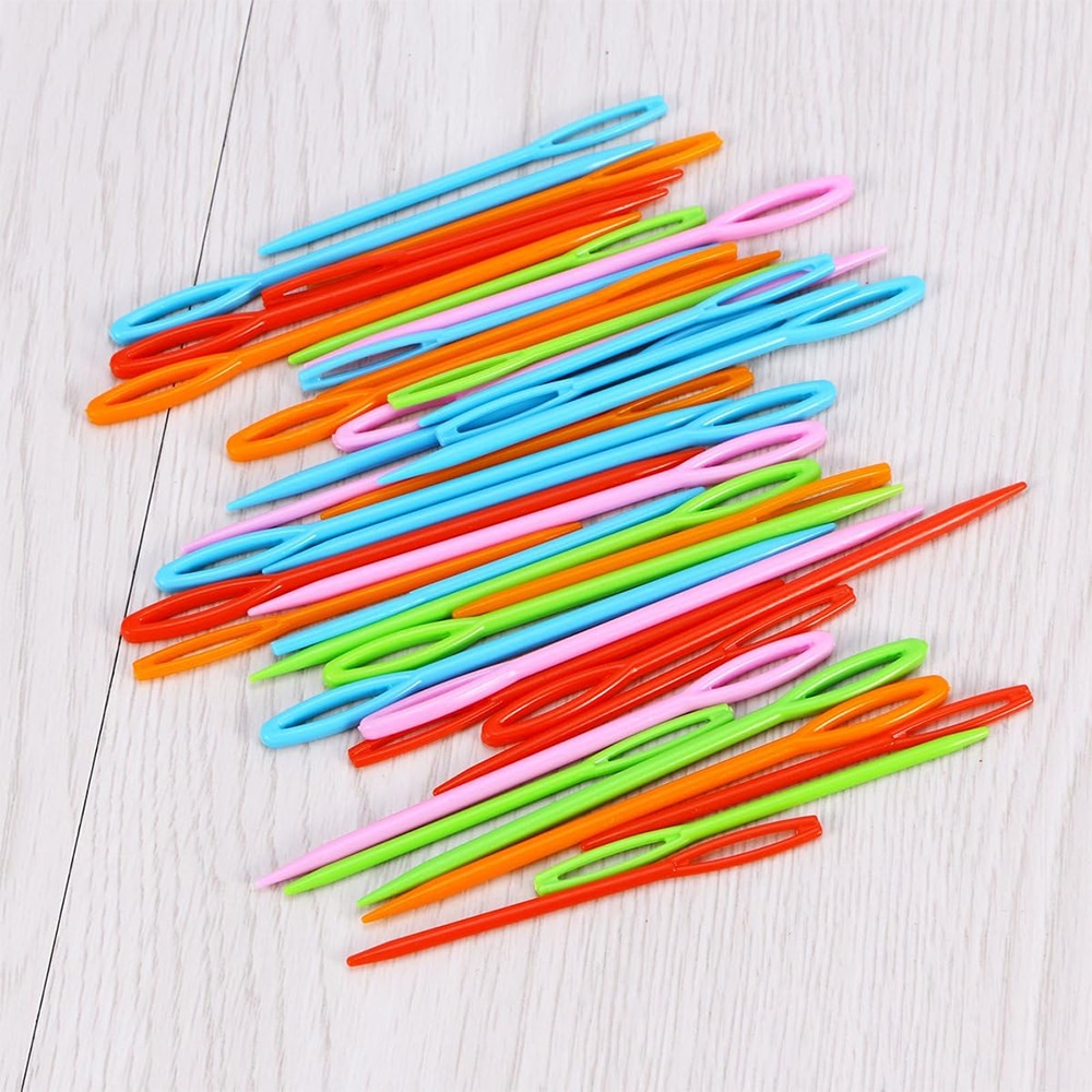 Set 200 ace colorate din plastic mix marimi, Ronyes®, Multicolor, 7cm ...