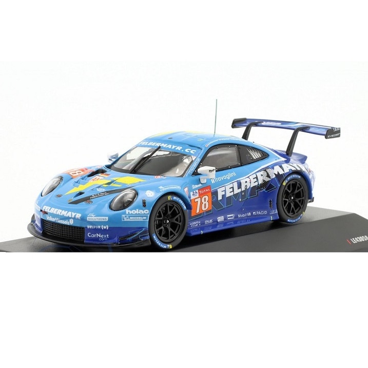 Macheta Porsche 911 Rsr #78 Le Mans 24h 2020 cu vitrina plexiglass - 1/ ...