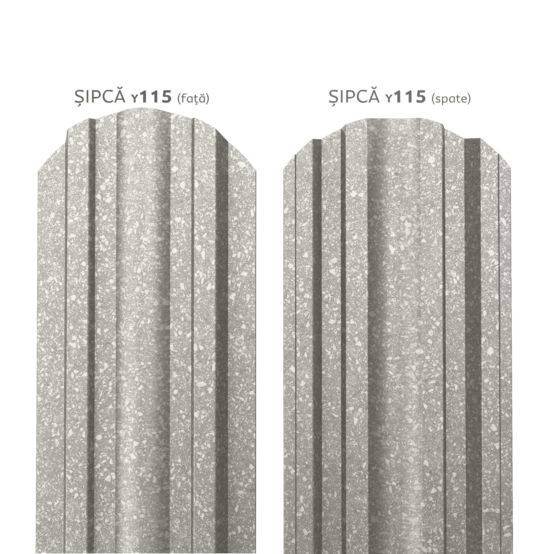 Sipca metalica pentru gard y115-cap rotund, Caretta, Briliant Duo ...