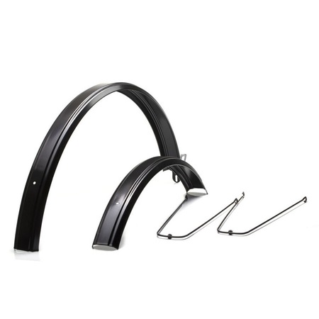 Set aripi metal bicicleta MTB Rival Store 26", kit montaj inclus, negru ...