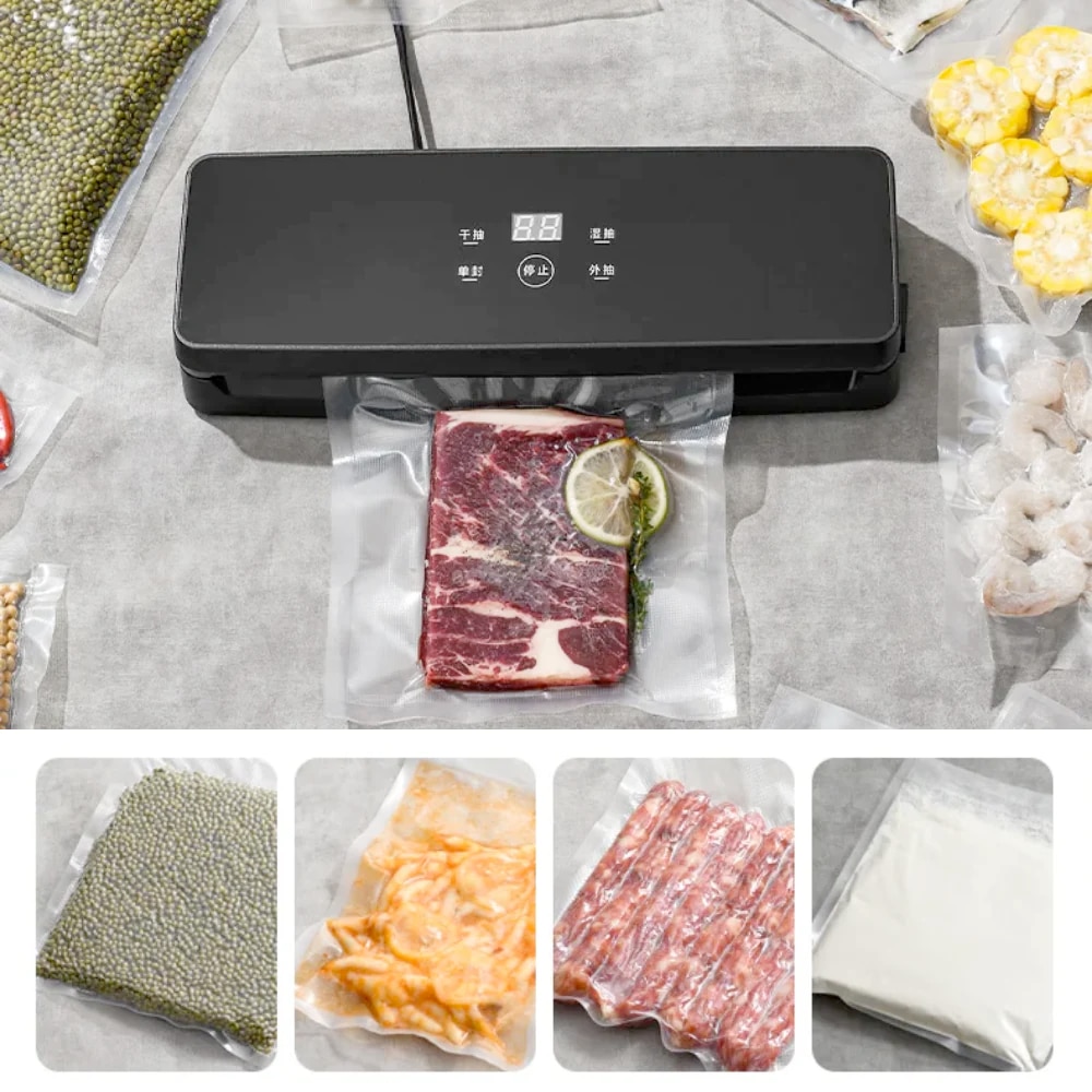 Aparat de Vidat si Sigilat alimente FRESKO, Functionare cu o singura ...