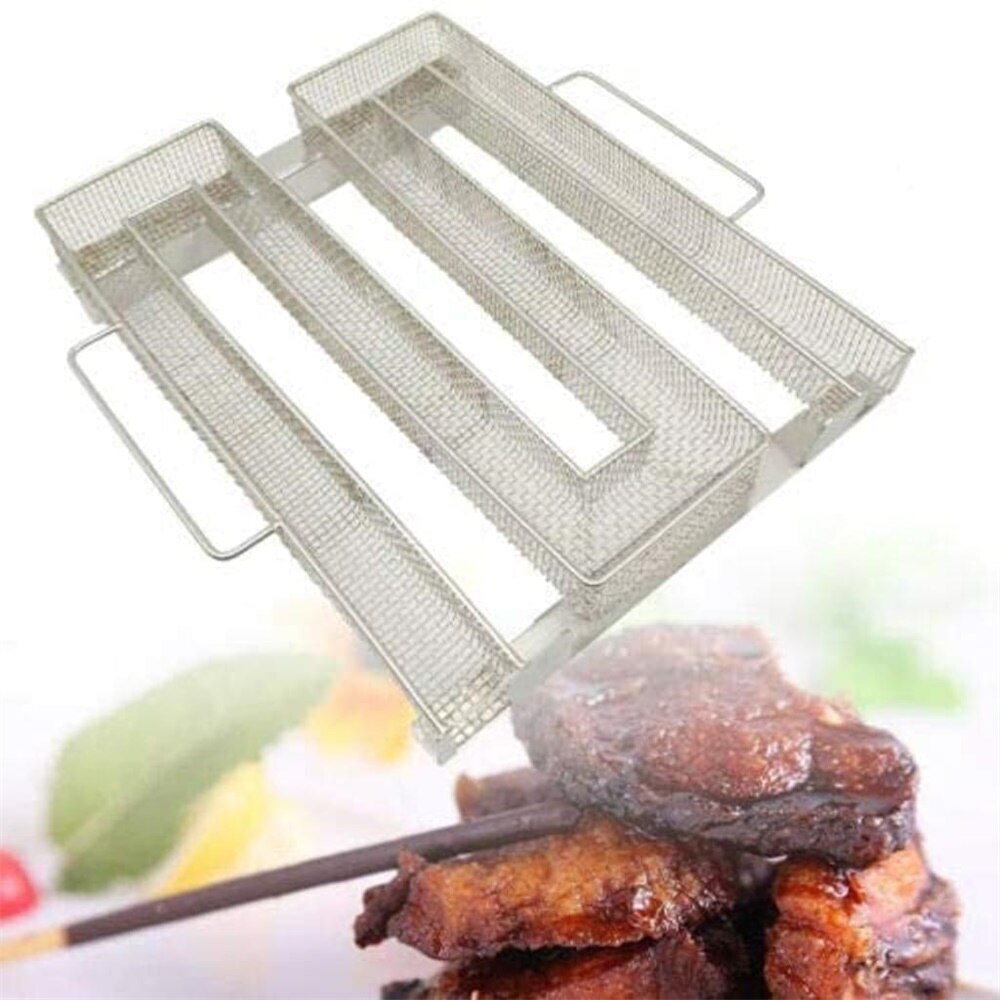 Generator de fum pentru gratar/afumatoare, Inox, 175 x 225 x 45 mm ...