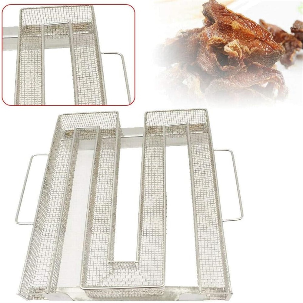 Generator de fum pentru gratar/afumatoare, Inox, 175 x 225 x 45 mm ...