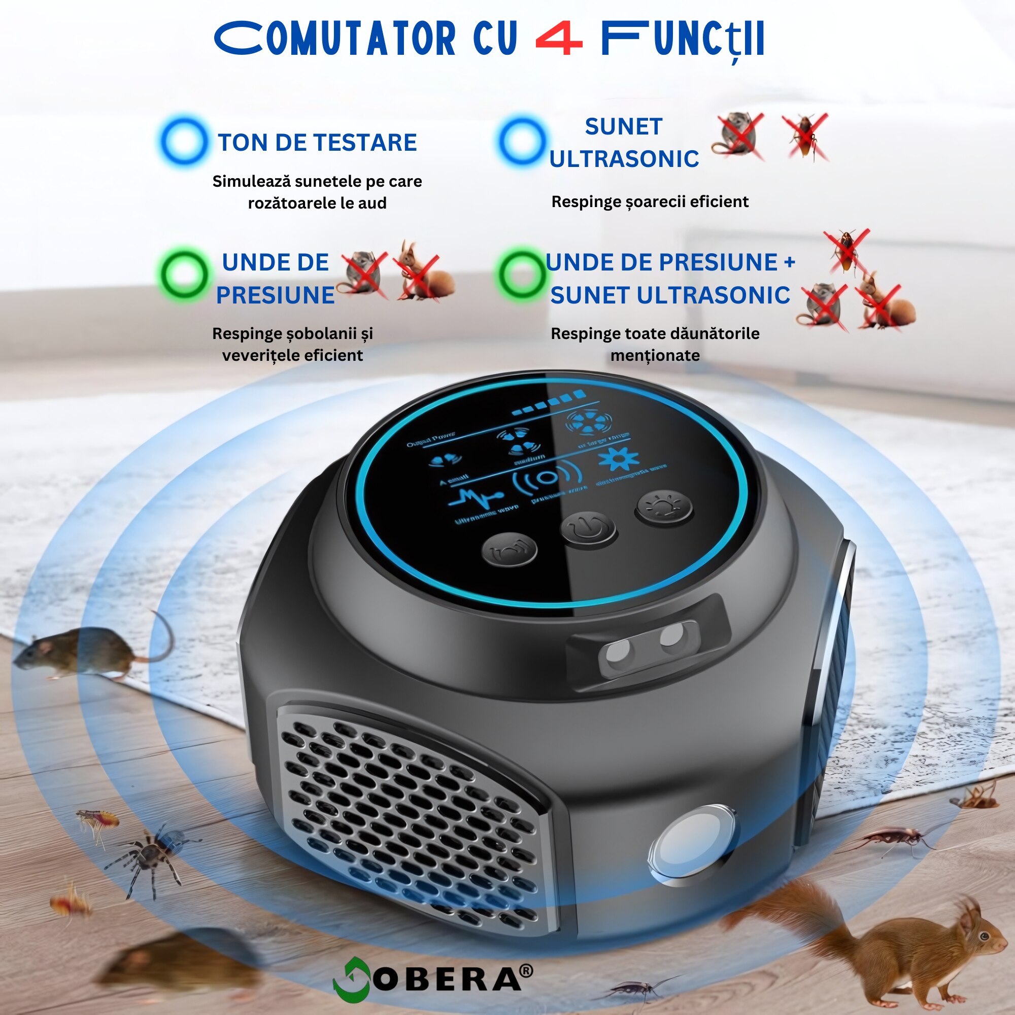 Aparat profesional cu ultrasunete goBERA®, Tehnologie duala cu ...