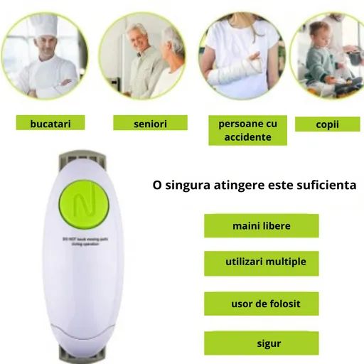 Deschizator electric de borcane si sticle Promerco®, adaptabil la ...