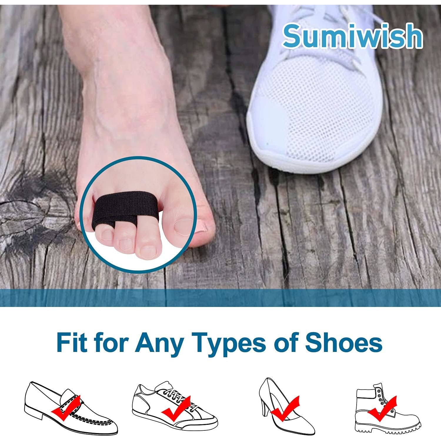 Set 10 protectii din tesatura elastica degete picior, JENUOS®, Potrivit ...