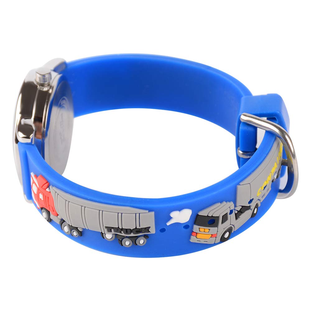 Ceas pentru copii, Silicon, 3-10 ani, Albastru - eMAG.ro