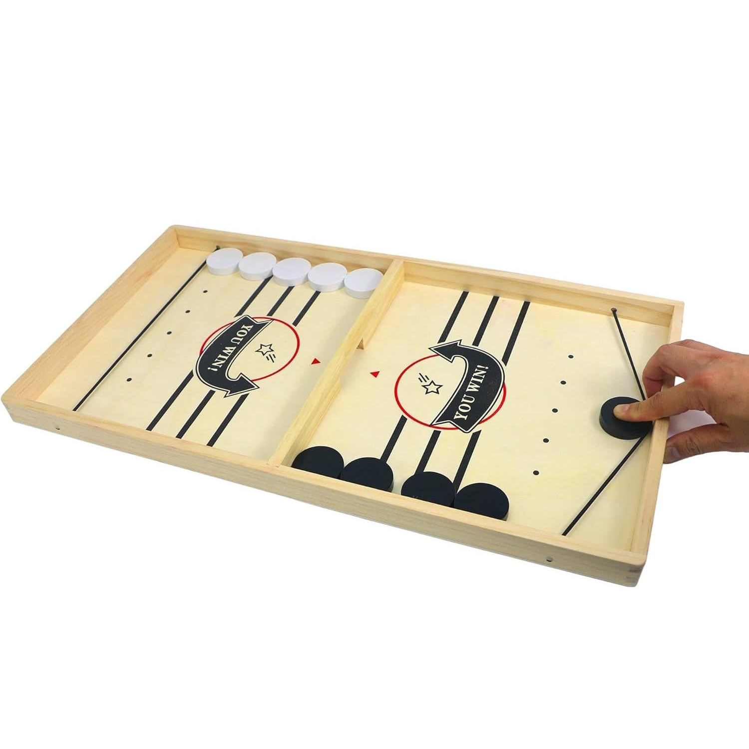 Joc de hochei de masa, Jormftte, Lemn, 10+ ani, Bej - eMAG.ro