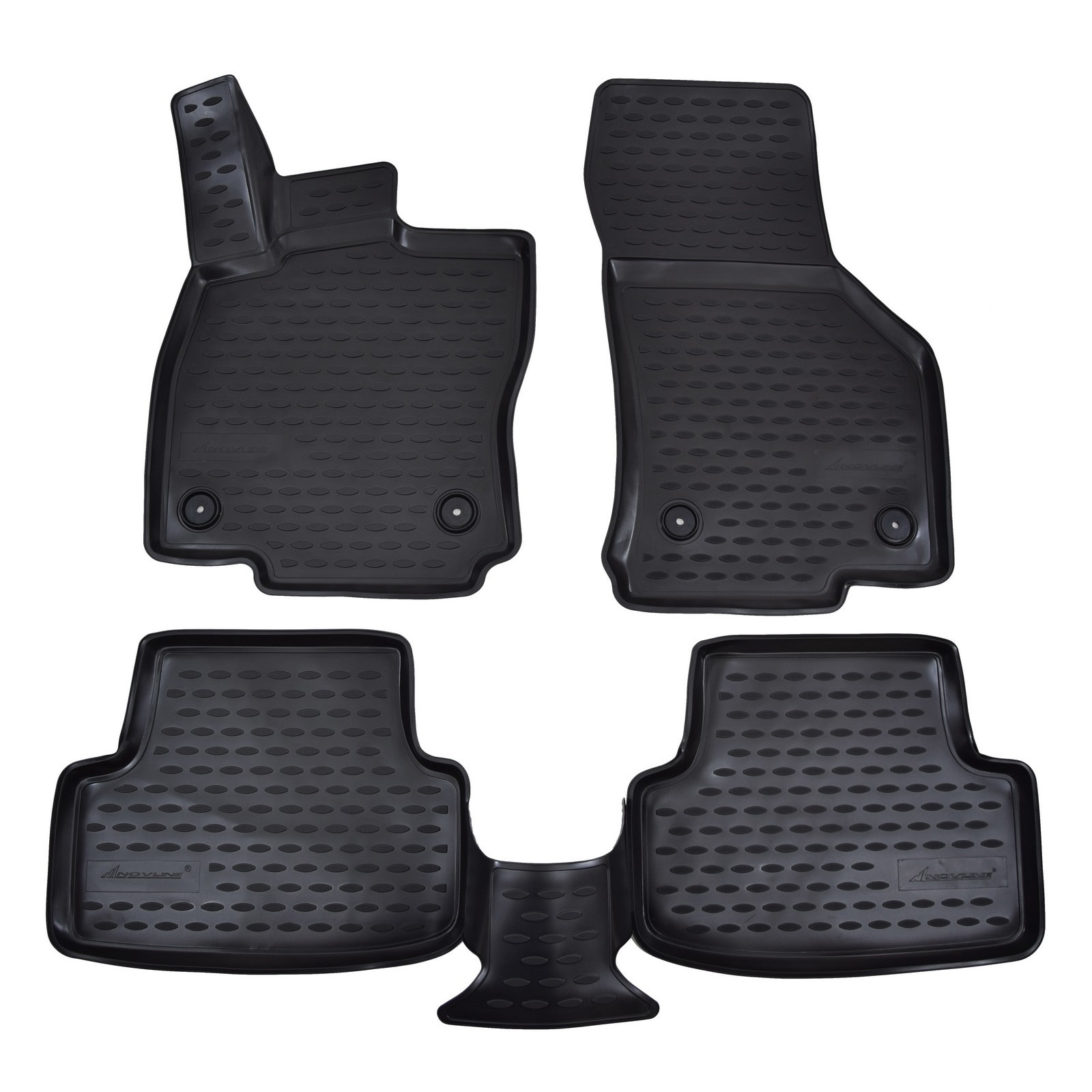 Covorase din cauciuc tip tavita Premium, Volkswagen Golf 7, hatchback, 2012-2020 - eMAG.ro