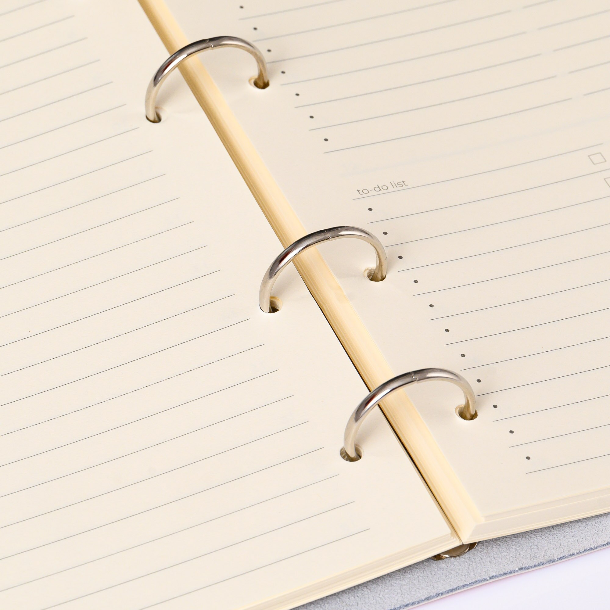 Agenda Piele Naturala Roz A5 2024, Nedatata, Hartie Liniara Ivory ...