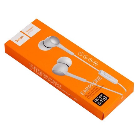 Бели кабелни слушалки Hoco M19 - eMAG.bg