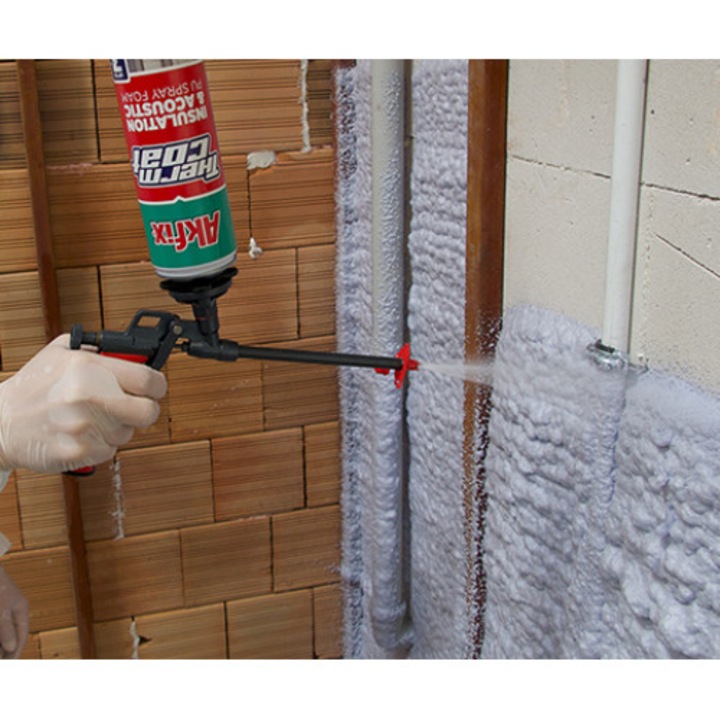 Spuma Akfix Thermcoat 850 ml pentru izolatii termice si fonice prin ...