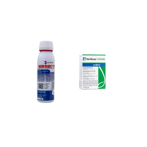 Set Insecticide Vertimec 1.8 EC, fiola de 10 ml + Bermectine, 100ml - eMAG.ro