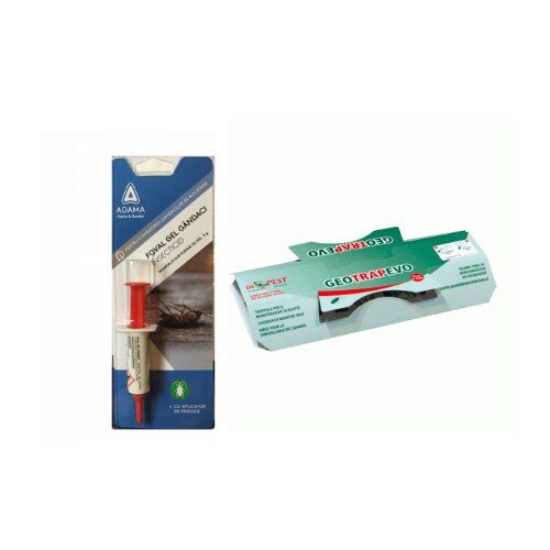 Set Insecticid Foval gel gandaci, 5 grame + Capcana adeziva pentru ...
