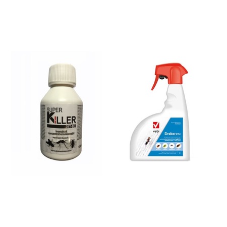 Set Insecticid solutie Super Killer 25T-EC, pentru combaterea ...