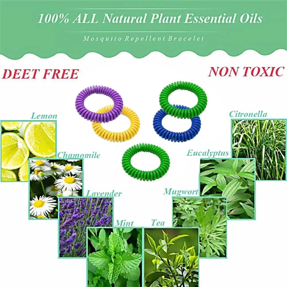 Set de 5 bratari anti tantari Karells, multicolor - eMAG.ro