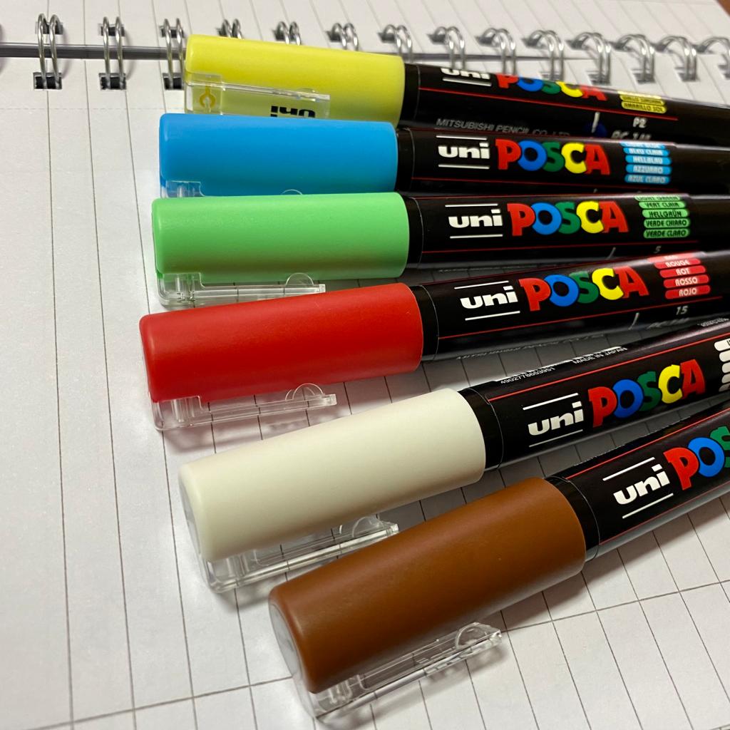 Set 6 Markere UNI-POSCA PC-1M, 0.7 mm, POS1 - eMAG.ro
