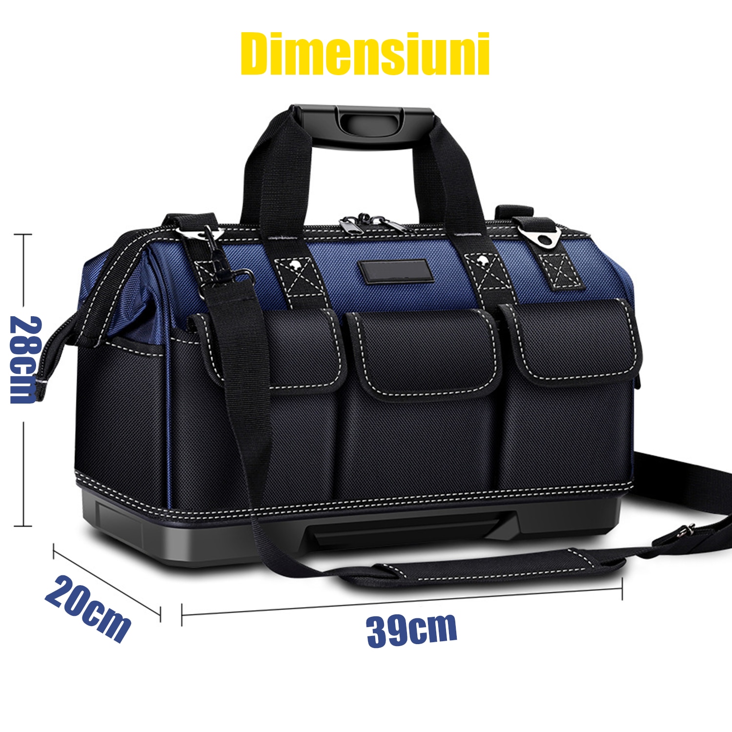 Geanta de instrumente din panza, BYONDSELF®, de mana, incrucisata ...